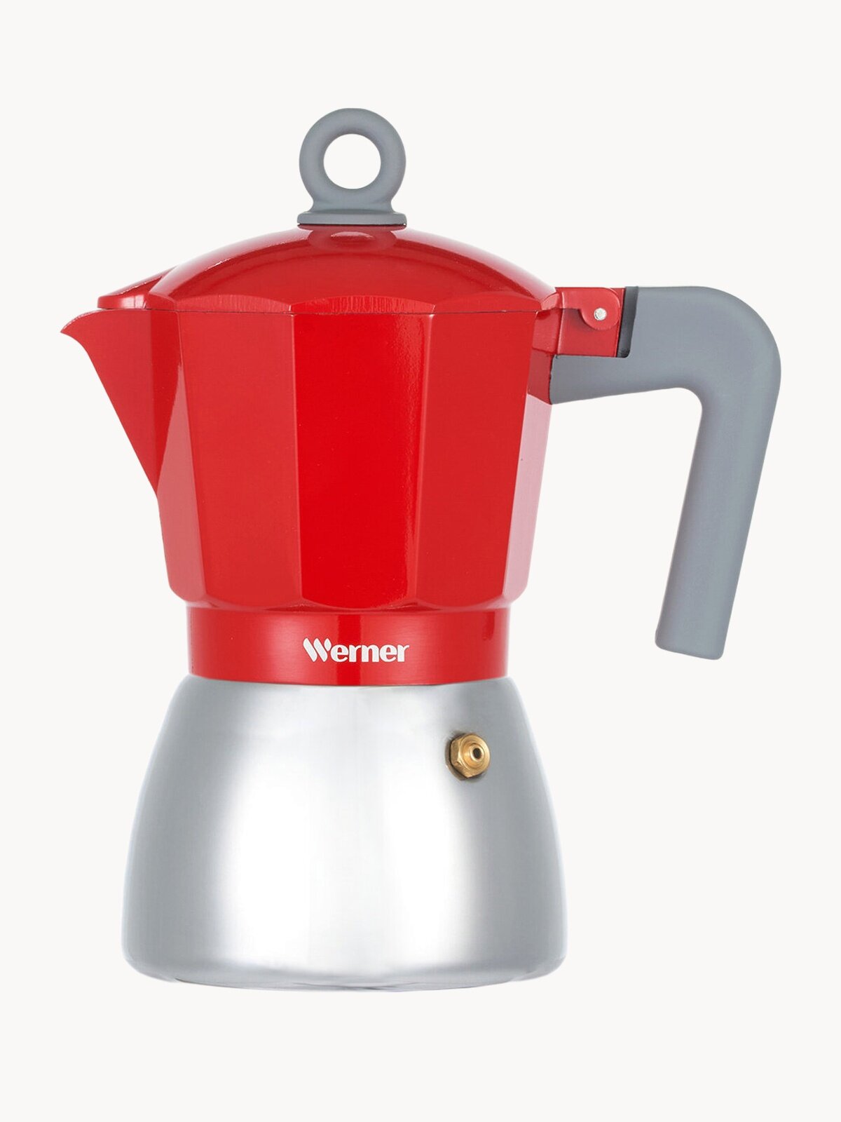Гейзерная кофеварка Werner Stella 51393 0,3 л красный