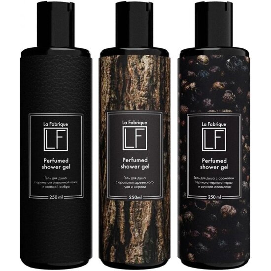 Подарочный набор LA Fabrique , 3 шт. (перец, кожа, дерево), 250 мл