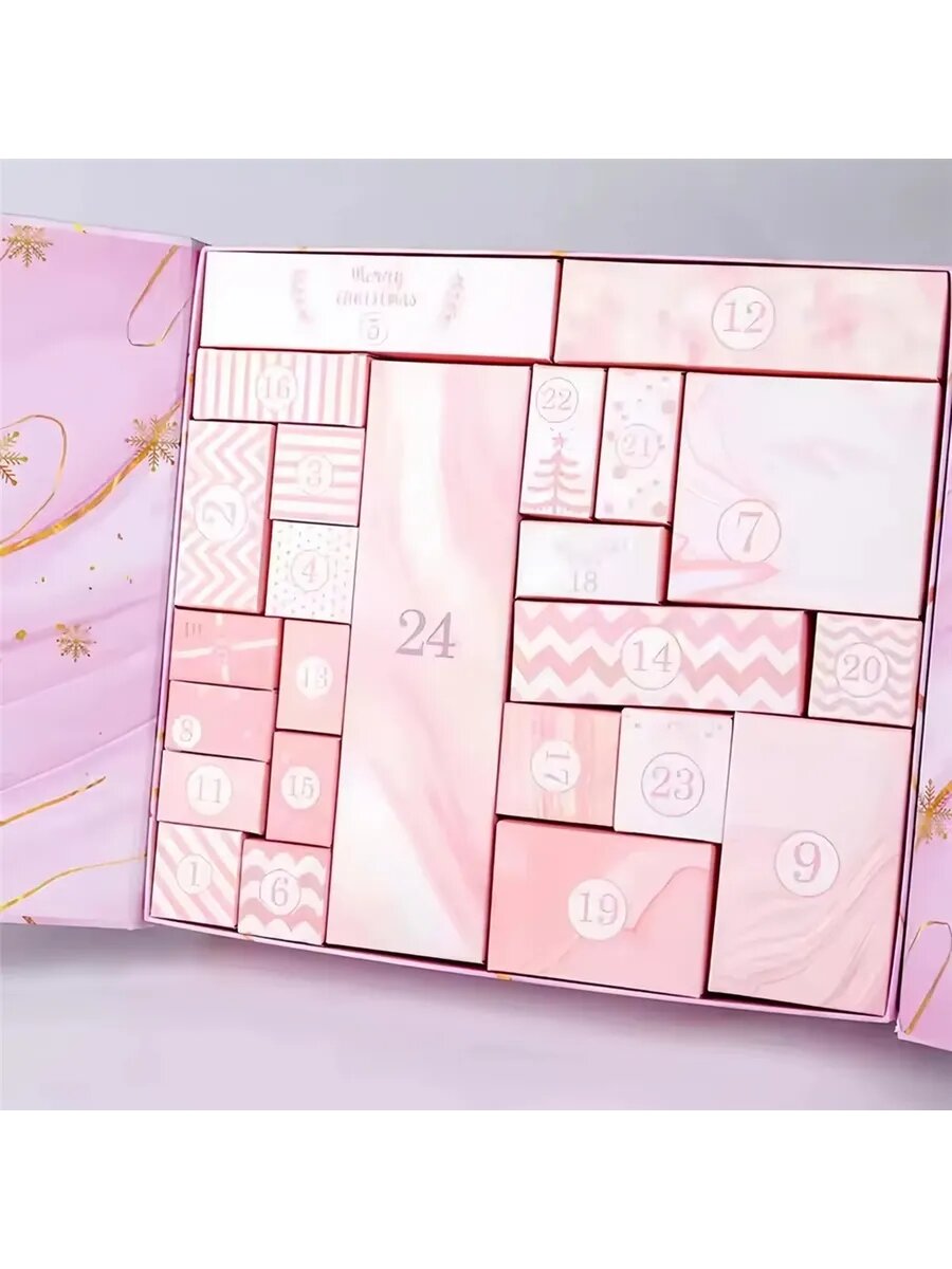 Рождество 24 пустых коробки для адвент-календаря DIY