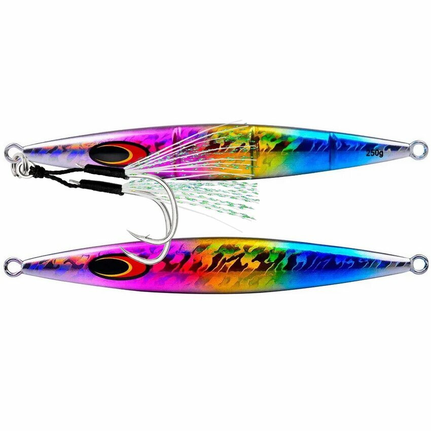 Металлическая светящаяся лодка для рыбалки 60g-11cm, черный