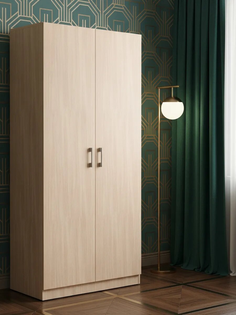 Распашной шкаф FRESTER деревянный для одежды с полками, от производителя