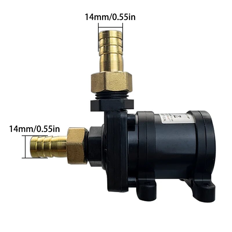 Насос-бустер для душа xmshxltd, IP68, бесщеточный 12V DC Connector, Pump and 14mm