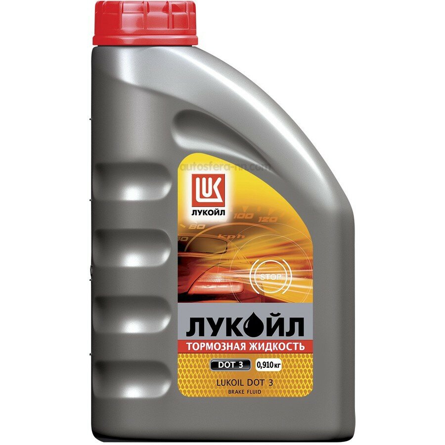 LUKOIL 1338294 Жидкость тормозная DOT-3 ЛУКОЙЛ 910 гр