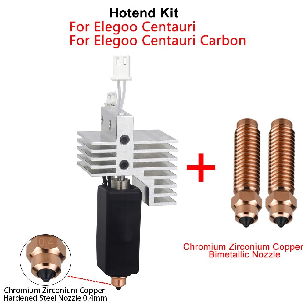Hotend комплект Elegoo Centauri Carbon, 0.4mm nozzle