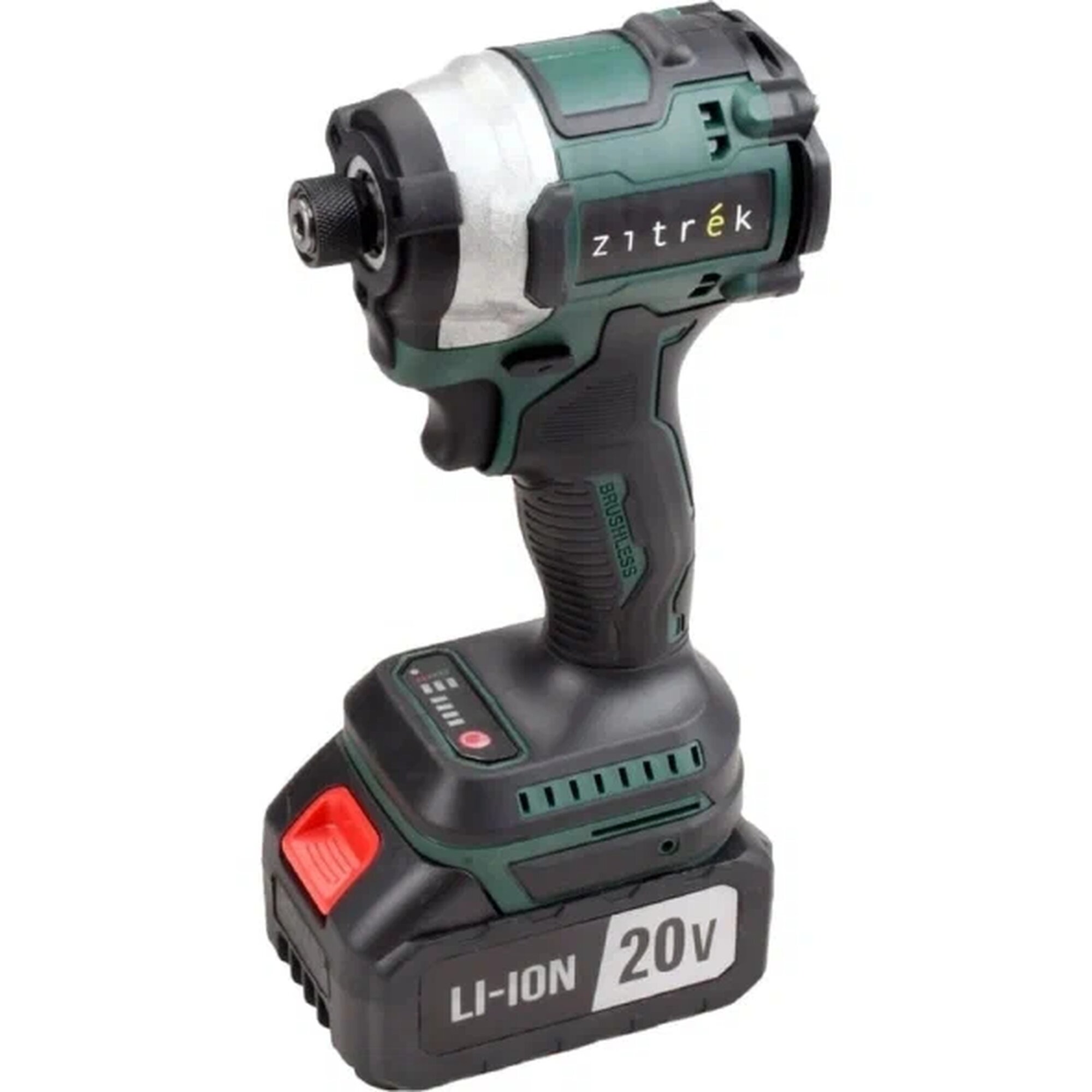 Ударный винтоверт Zitrek DKIS20 PRO 085-1018, Li-Ion, 20 В, 3900 уд/мин, 2 аккумулятора, кейс