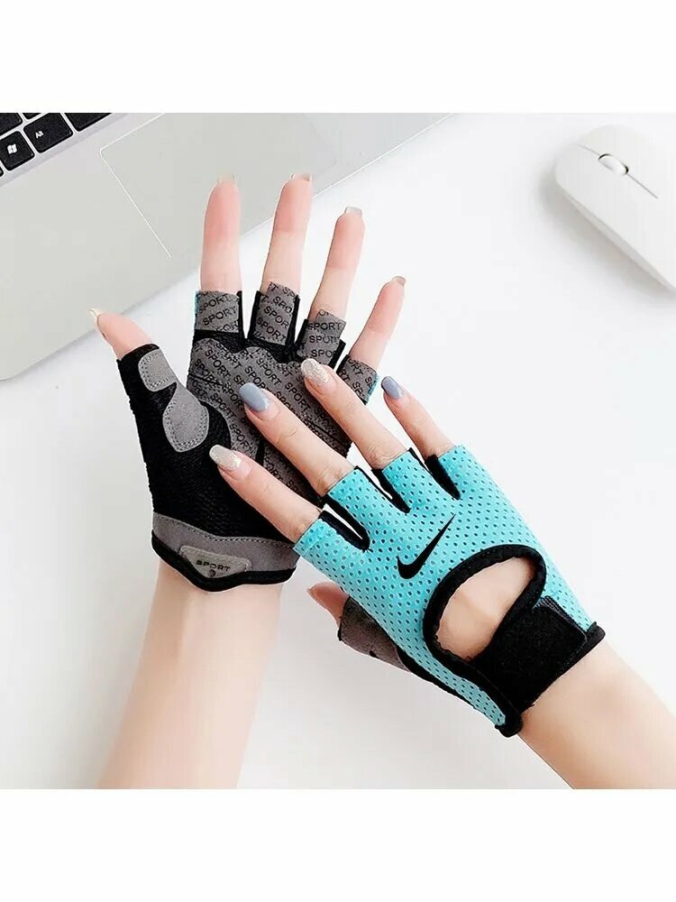 Перчатки для фитнеса, легкой атлетики, размер: M