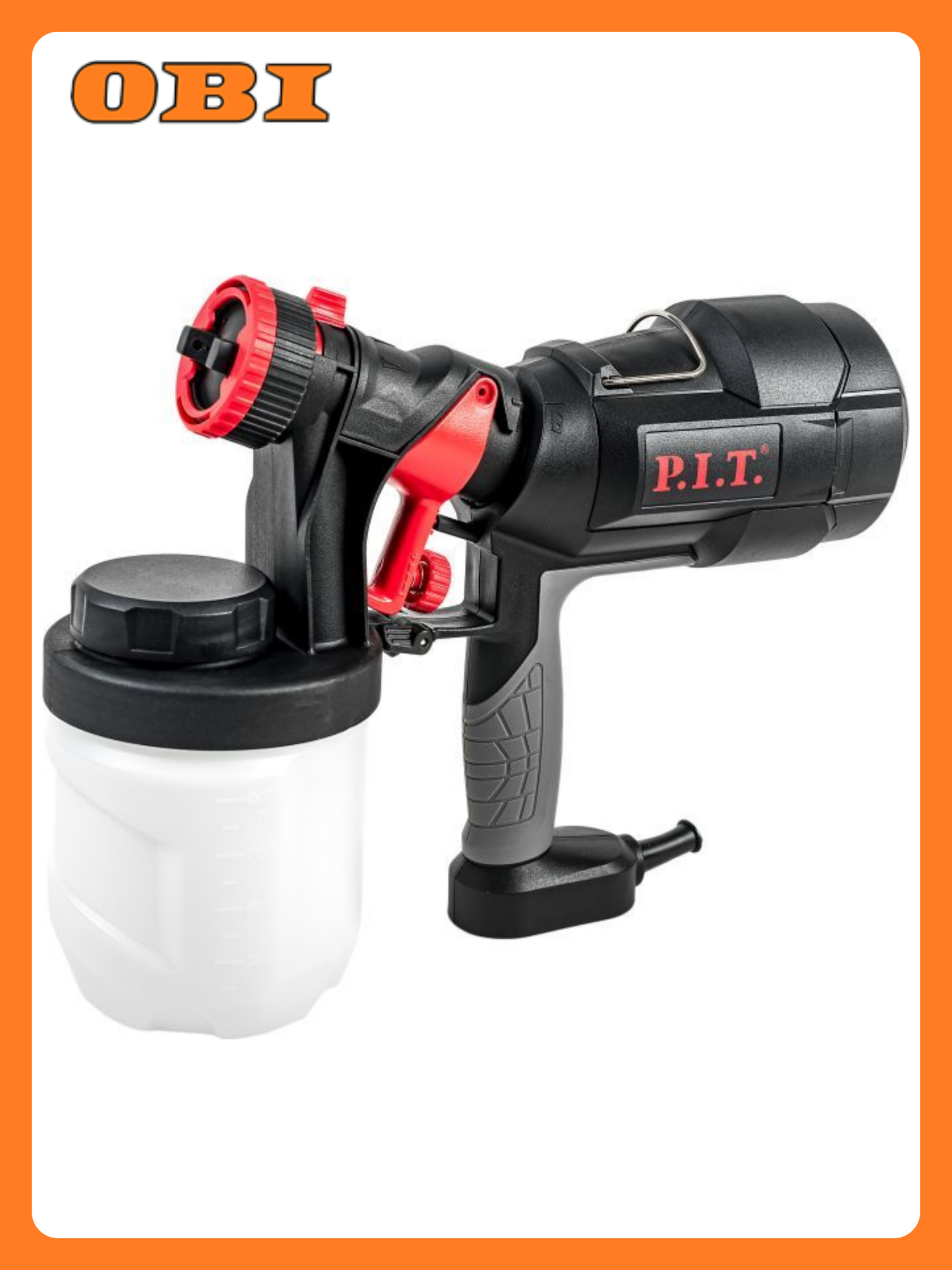 Краскопульт P.I.T. PSG3021-C, электрический, 500 Вт, нижнее расположение бачка