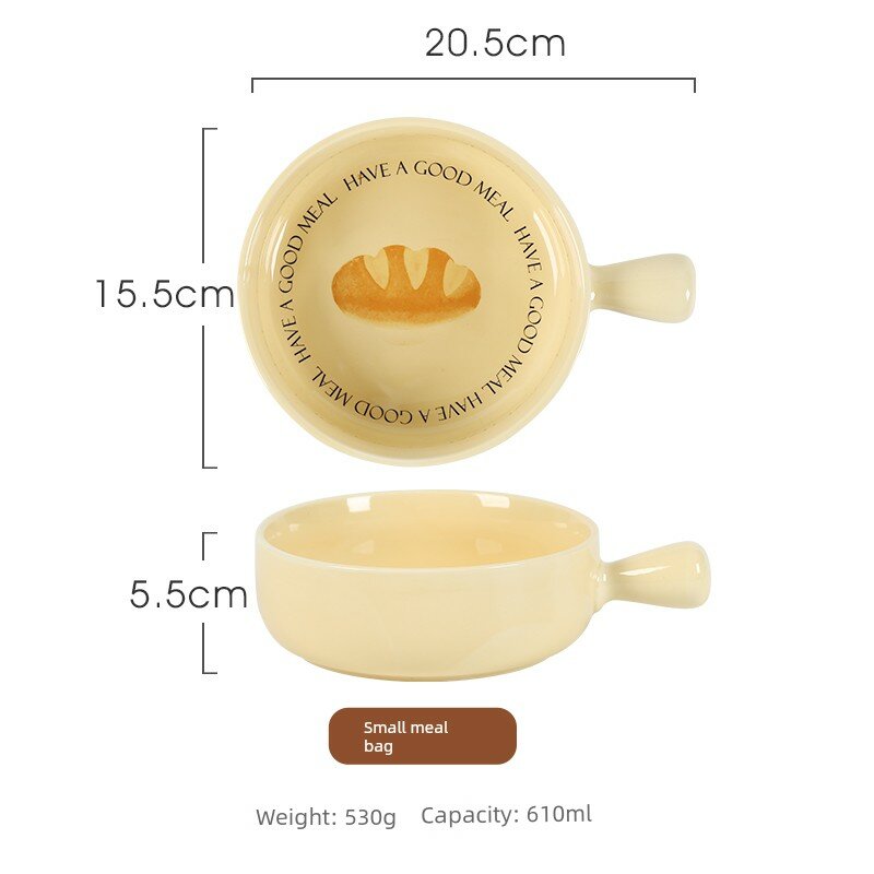 MIXIM Небольшая миска для хлеба безопасная для духовки и микроволновки керамическая посуда для закусок салатов завтрака