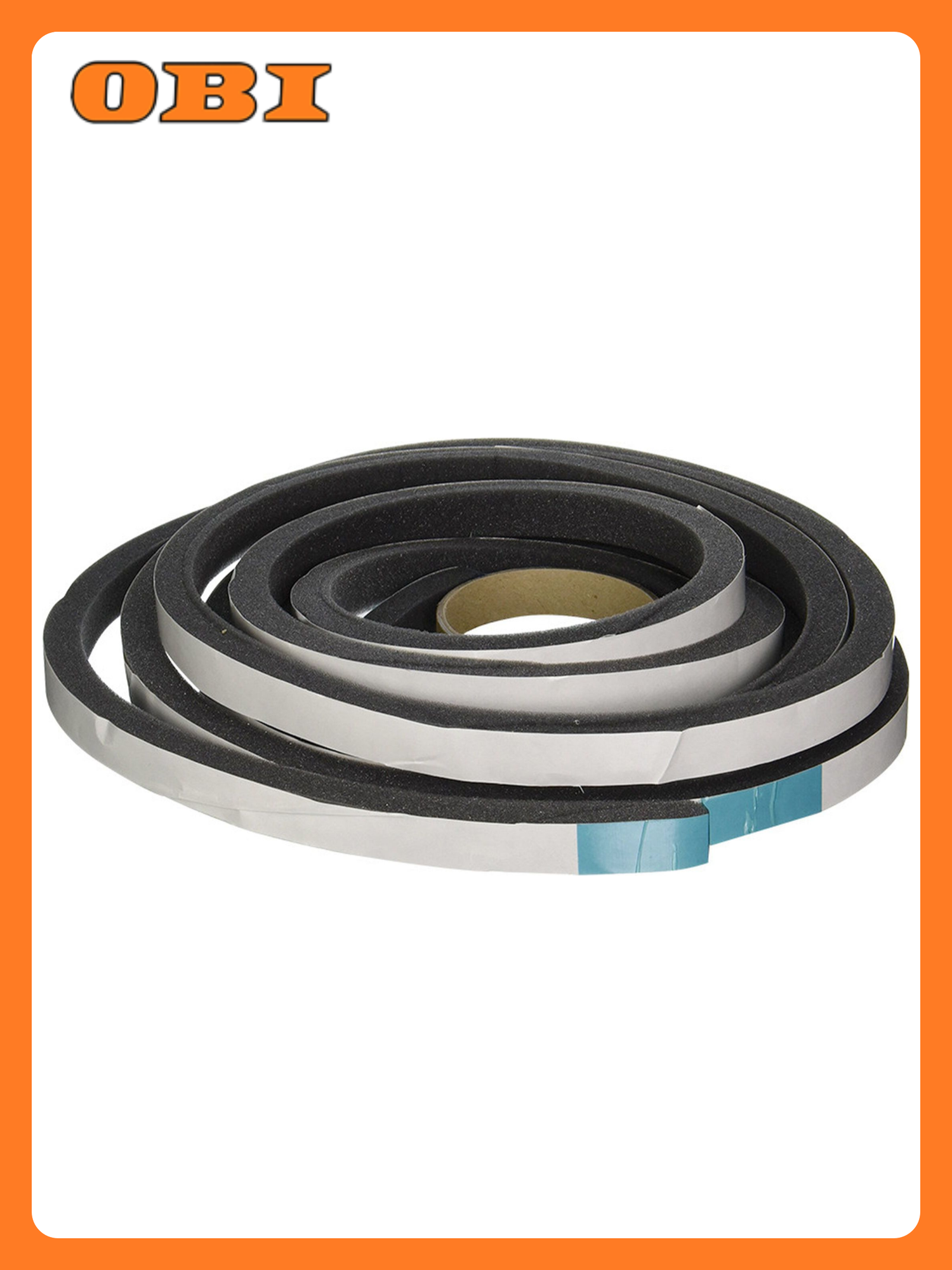 Лента вентиляционная ERA LU, самоклеящаяся, поролон, 15x2 м, черная