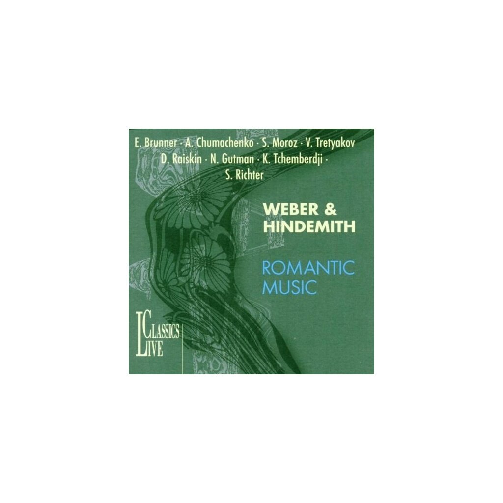Диск WEBER / HINDEMITH - Romantic Music (1 CD)