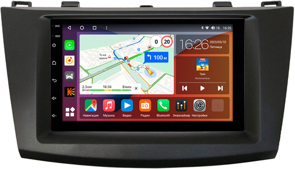 Штатная магнитола Mazda 3 (BL), Axela 2 2009-2013 Canbox EVO 5821-RP-MZ3E-117 Android 14 (4G-SIM, 6/128, DSP, QLed, AI, 360)