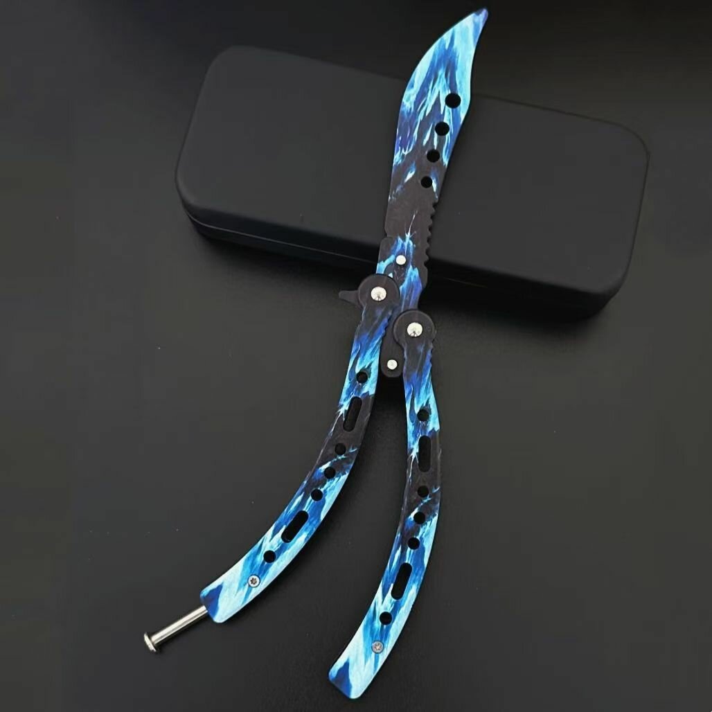 CS: GO Нож-бабочка из нержавеющей стали коллекционная легенда!