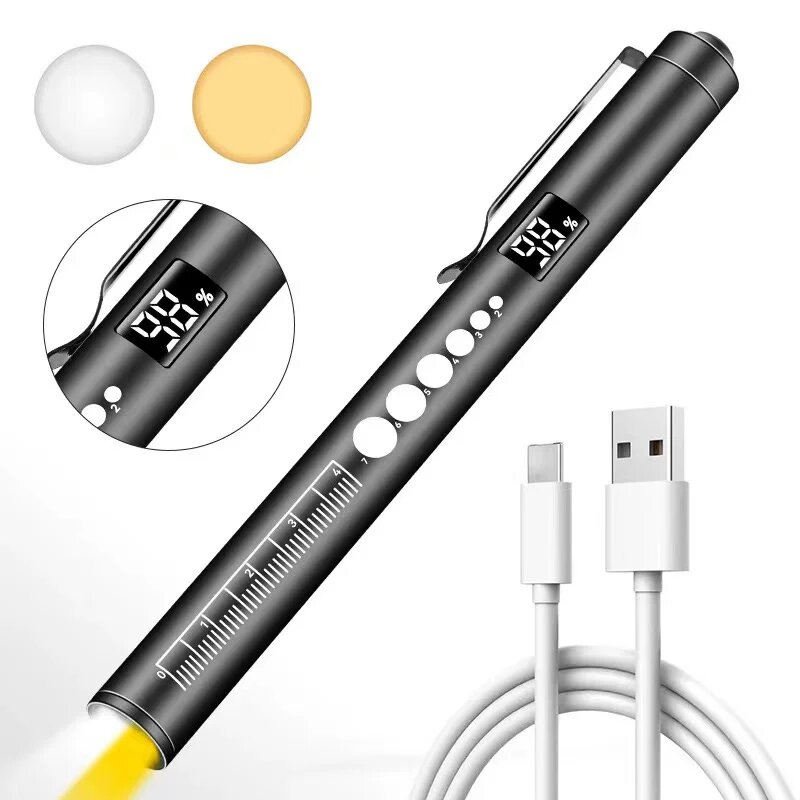 Медицинский фонарь для осмотра глаз, ушей, носа и горла, для врачей и медсестер, детский утренний осмотровый фонарик,