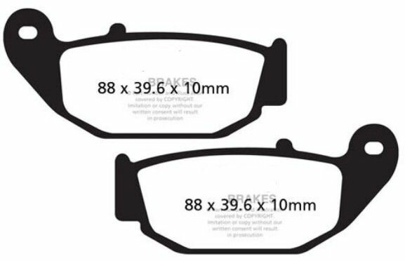 Колодки тормозные задние дискового тормоза (пара) PHANTOM, ZF-KY, EKONIKA (ZF250-2)