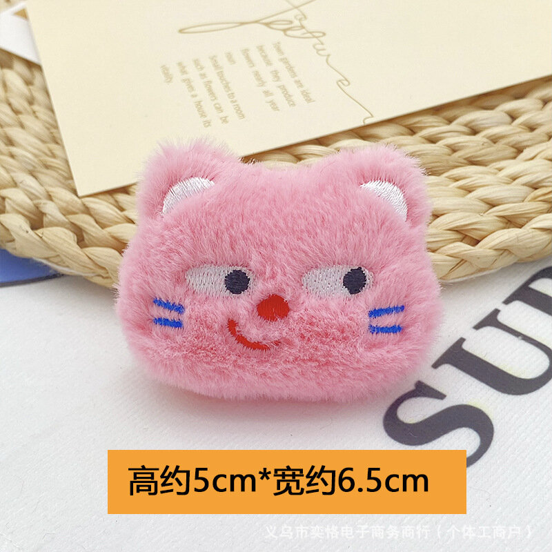Симпатичная плюшевая кукла подвеска кошачий брошь сумка подвеска одежда обувь носки шарф аксессуары Розовая
