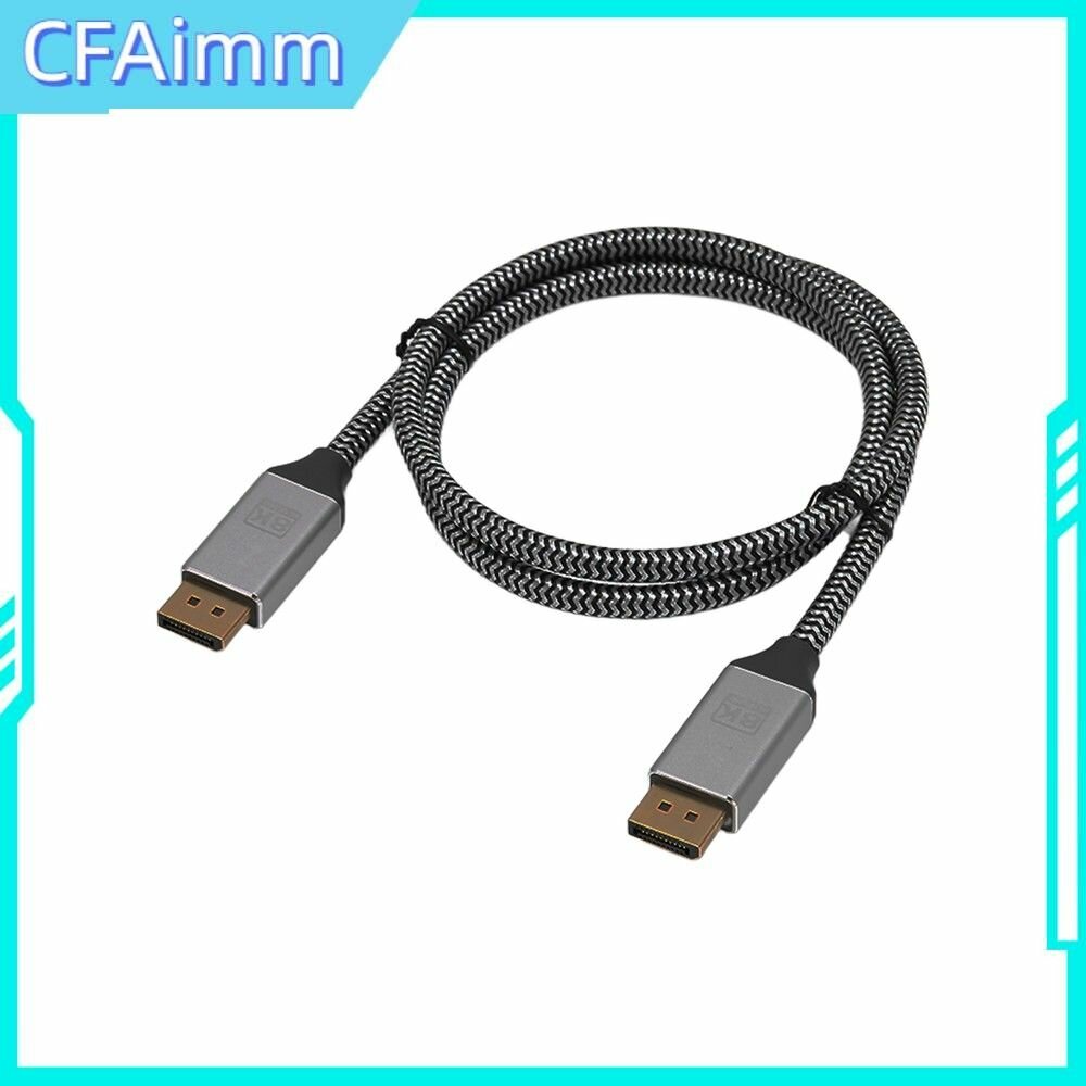 Кабель DisplayPort DP 1.4, золотое покрытие, мужской-мужской, для компьютера