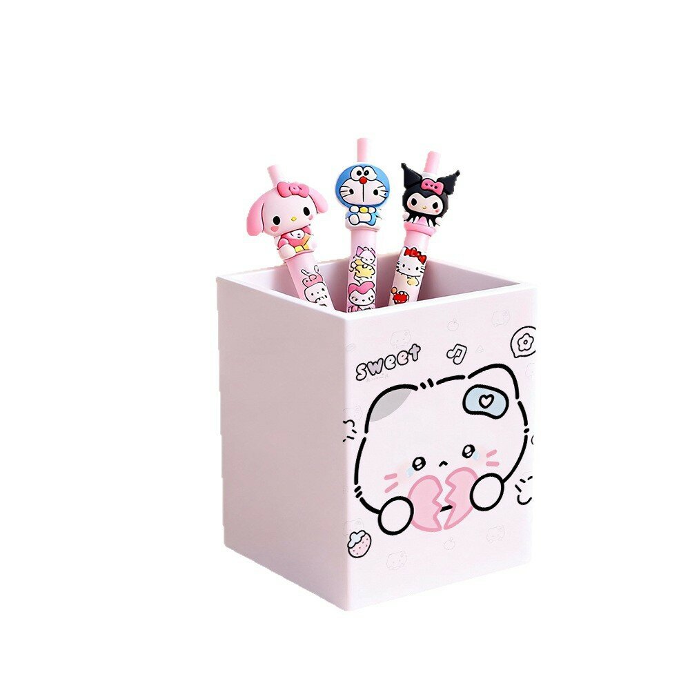 Пенал-органайзер "Котик", ударопрочный, для школьных принадлежностей и косметики