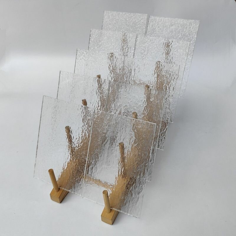 Витражное стекло прозрачное для изготовления витража 10 единиц 10 на15 см стекло для мозаики Радужный цвет Красный желтый синий зеленый фиолетовый черный серый .