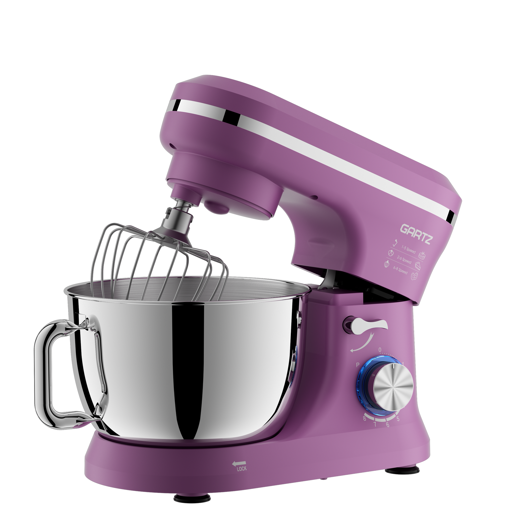 Планетарный миксер с чашей GARTZ MPR140P MagicMix, 1400 Вт, чаша 4,5 л, 8 скоростей