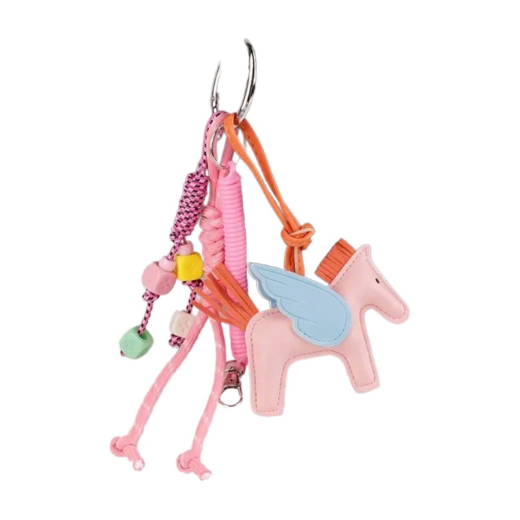 Плетеные веревочные брелочные лошади/такси бисера Сумка для подвесной шарм модные аксессуары сумочки, декорации рюкзака