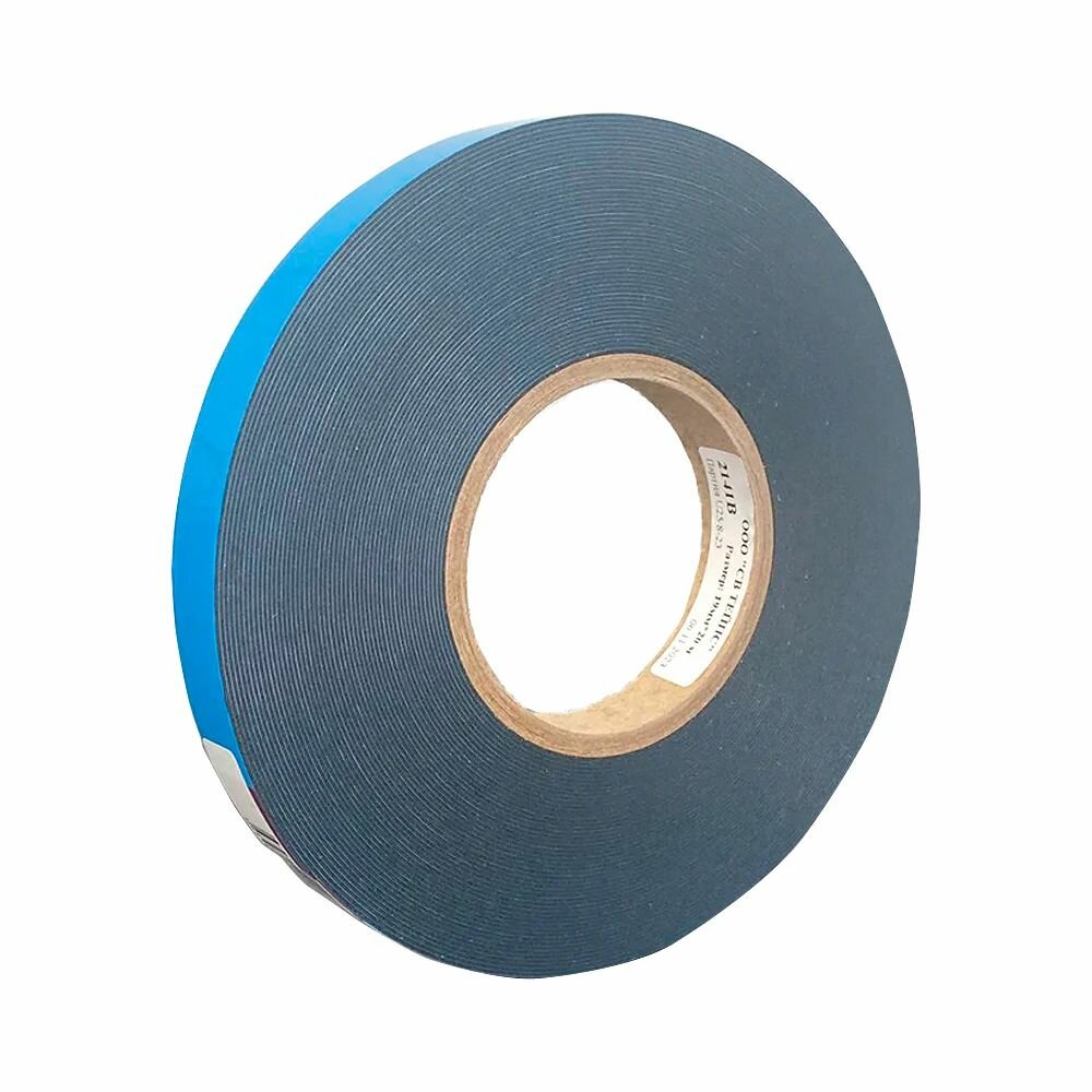 Двухсторонняя липкая лента на черной вспененной основе SV Tapes 2141 B, 19 мм, 20 м, акрил 214119.20