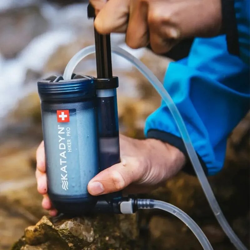 Katadyn Hiker Pro - портативный походный фильтр для очистки воды, черный — фото 1