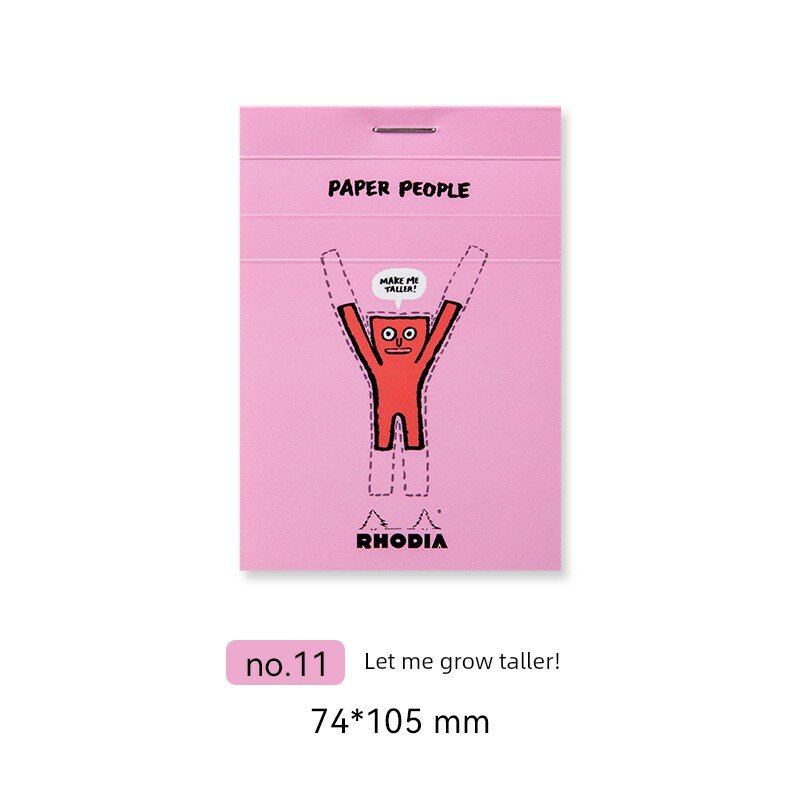 Блокнот Rhodia French Rhodia Thumbtack, портативный, с отрывными страницами, высококачественный, забавный