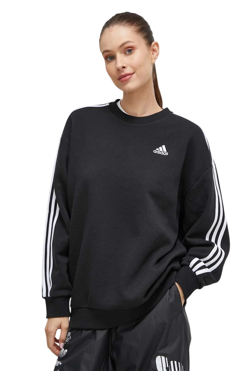 Свитшот спортивный 3-Stripes Oversized Fleece Sweatshirt W
