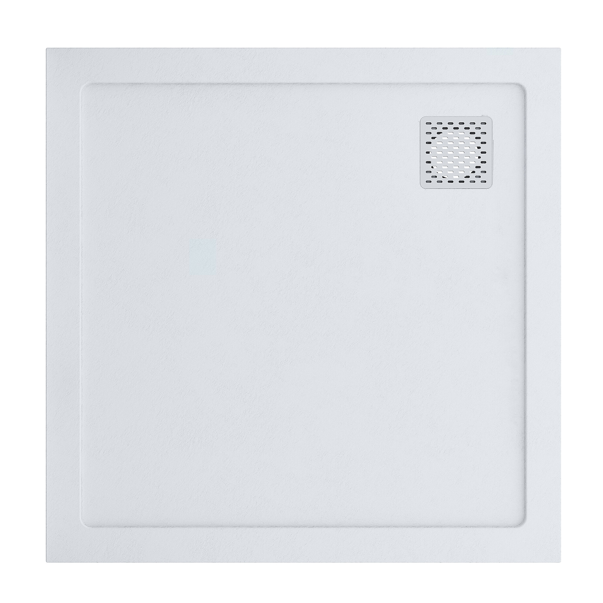 Поддон душевой Aquarius 100х100, стоун, белый