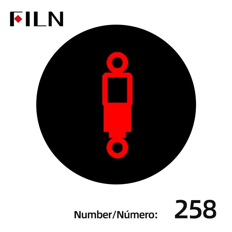 Светодиодные металлические контрольные фонари 12 В с сигнальным проводом для 14mm, 258, Black shell