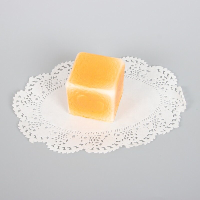 Squishy медленный отскок pu имитация прямоугольного квадратного тоста Квадрат 6 см