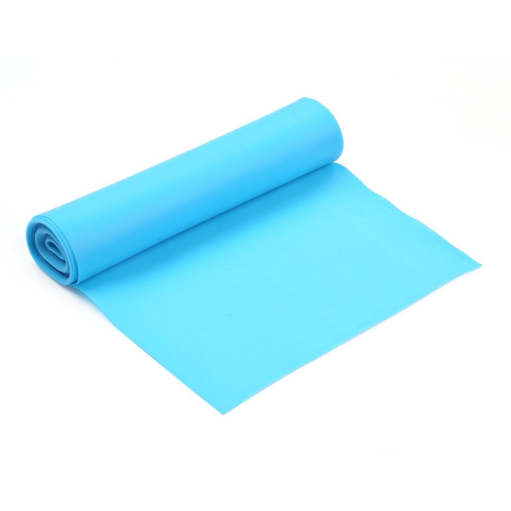 1.5m Пневматическая Эксергетическая Лента Йогатийные Пояса для Домашнего Фитнеса Растяжки Силовых Тренировок Физиотерапии Тренировочных Лент Пилатес Флексбэнды, Синий, 1 шт, 150*0.35mm