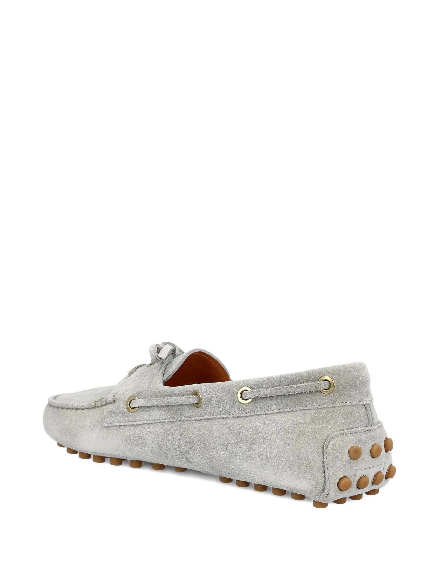 Лоферы Tod's Tie detail flat loafers, размер 38, серый — фото 1