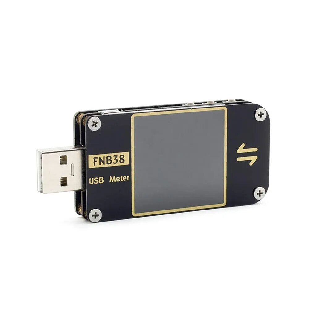 USB измеритель мощности тестер USB измеритель напряжения и тока FNB38 мультиметр
