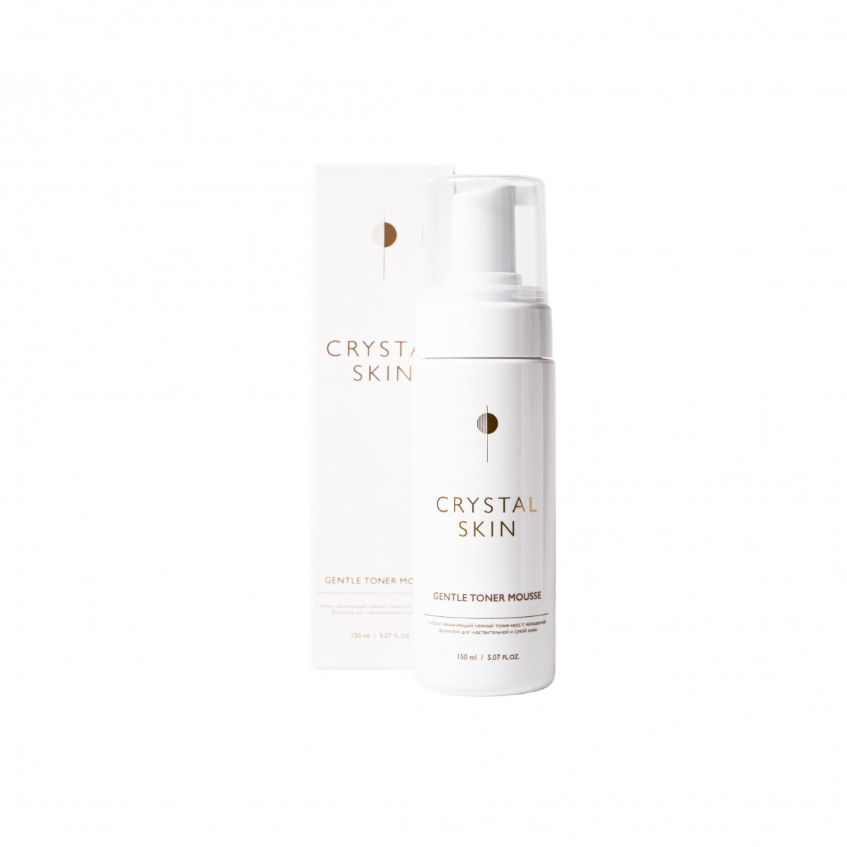 Тоник crystal skin crystal skin gentle toner mousse