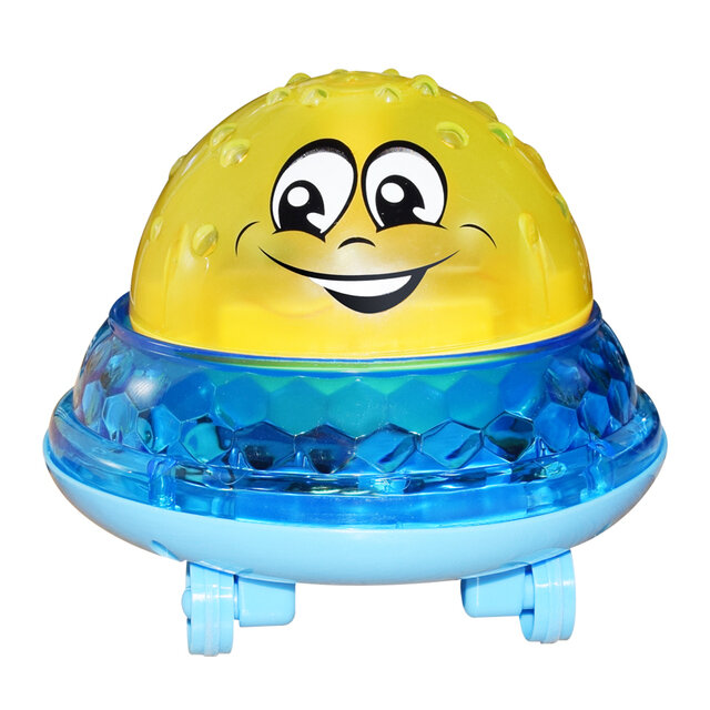 Спрей воды ванна игрушка для ребенка Flipping душ Baby Ball Flipping душ Baby Ball. Игрушки для ванной комнаты распылителя Игрушки для ванны (желтый)