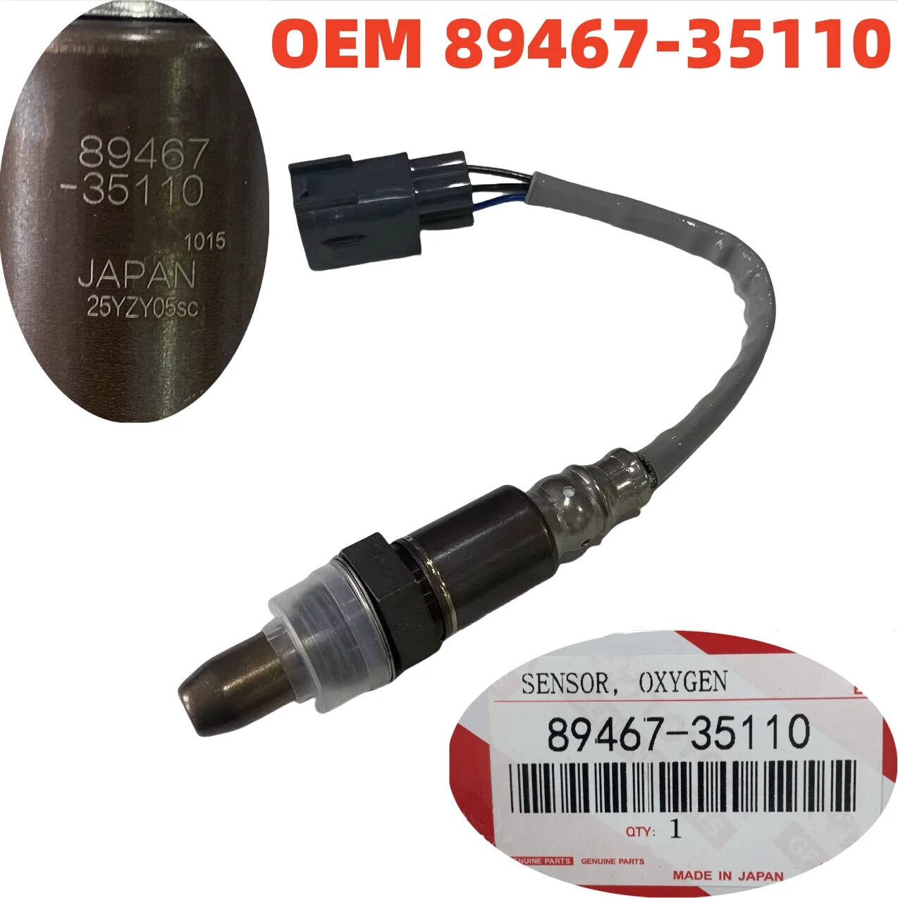 OEM 89467-35110 для TOYOTA LEXUS LAND CRUISER Prado FJ CRUISER 4RUNNER TACOMA TUNDRA SEQUOIA GX460 Датчик соотношения воздуха и топлива