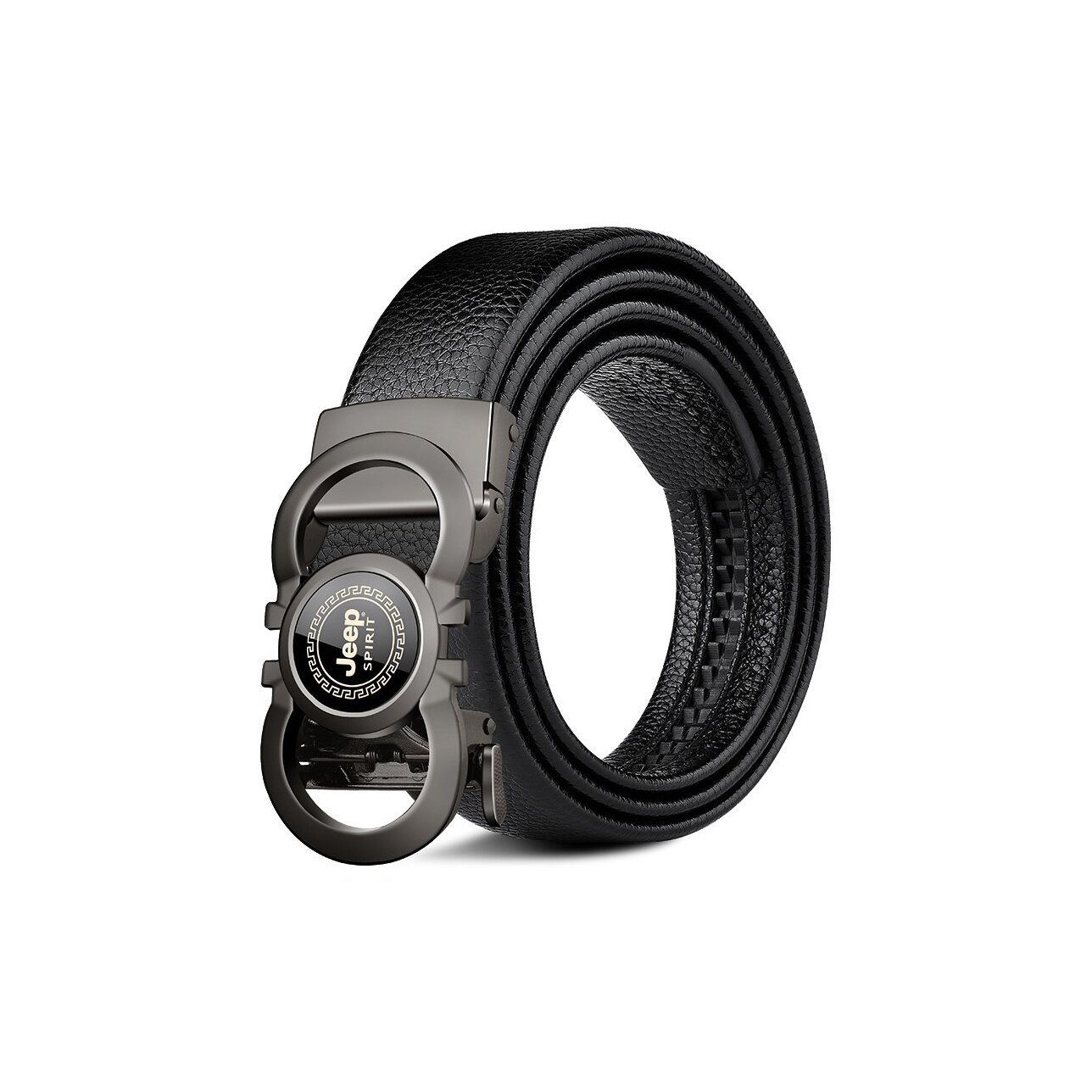 JEEP SPIRIT Ремни из полированной коровьей кожи мужские ширина 3,5 см OneSize
