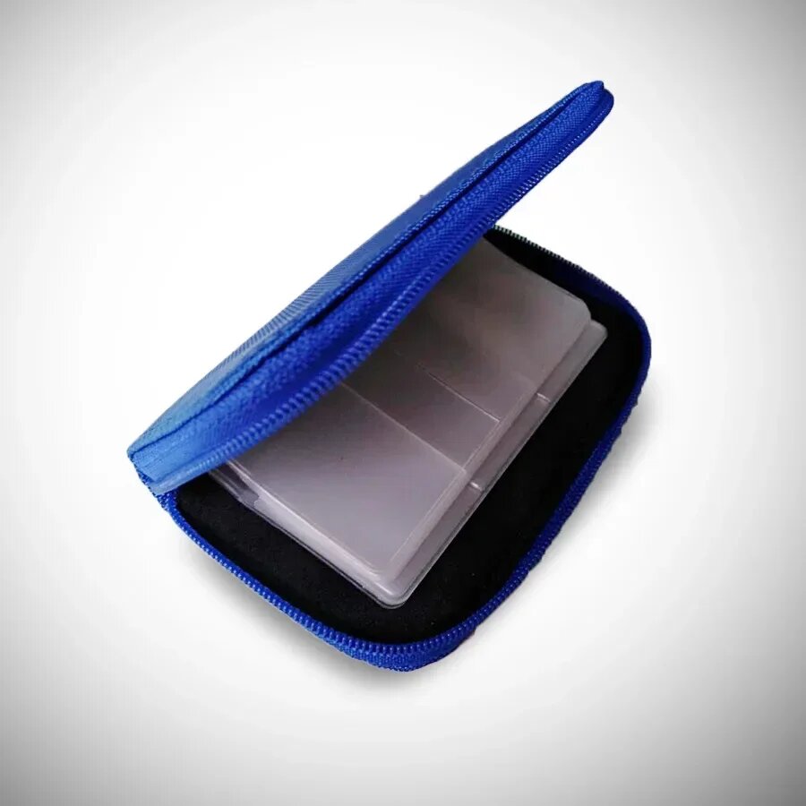 Чехол для SD карт памяти на 22 слота, Blue 1PC