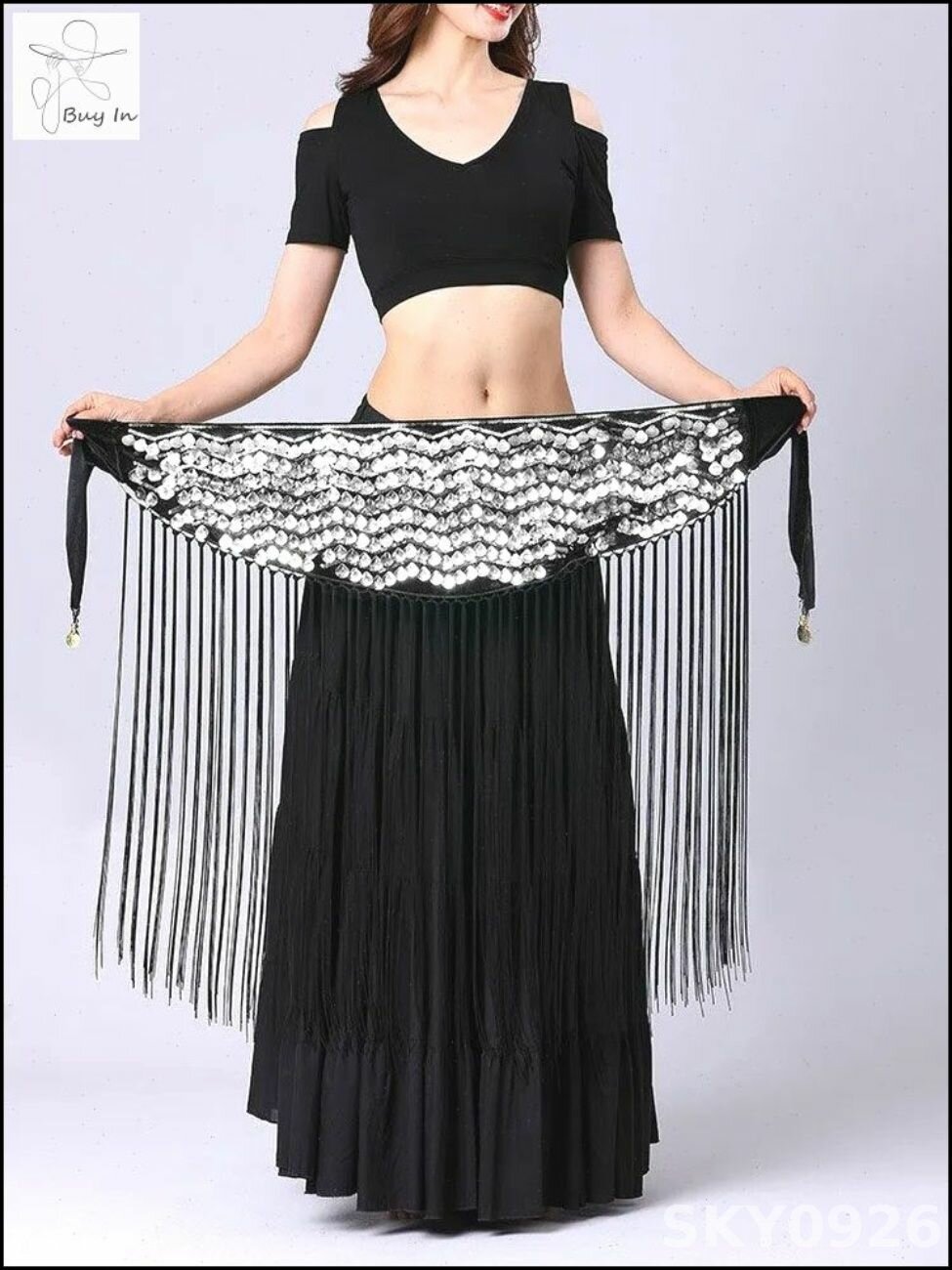 Пояс для восточных танцев, платок для танца живота