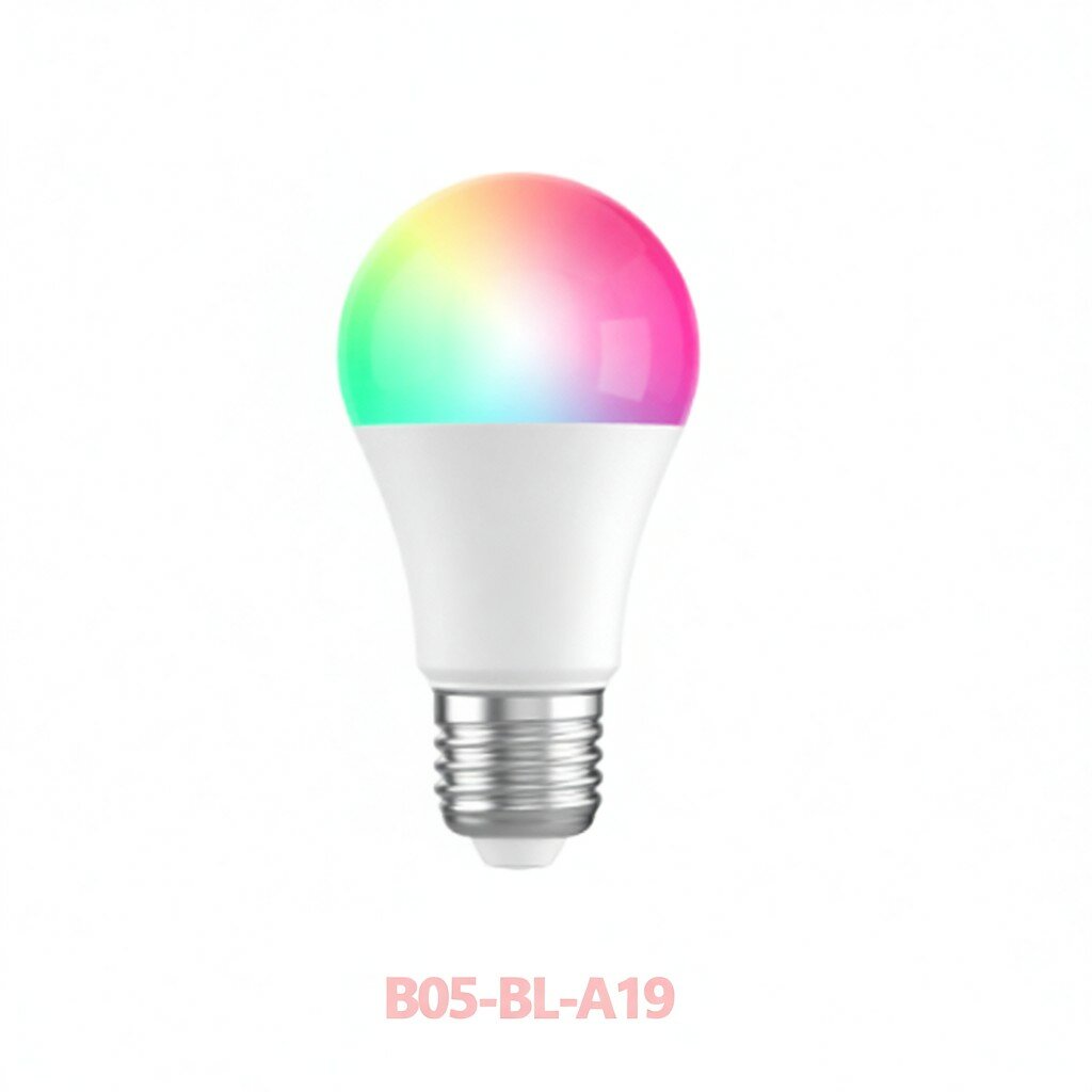 SONOFF B05-BL-A19 LED лампа Bluetooth WiFi, 9W, 806LM, CCT 2700K-6500K, база E26/E27, вход 220-240V AC 50Hz, поддержка приложения eWelink, таймер, управление голосом Google Home, 15000ч, Wi-Fi 2.4GHz IEEE 802/b/g/n