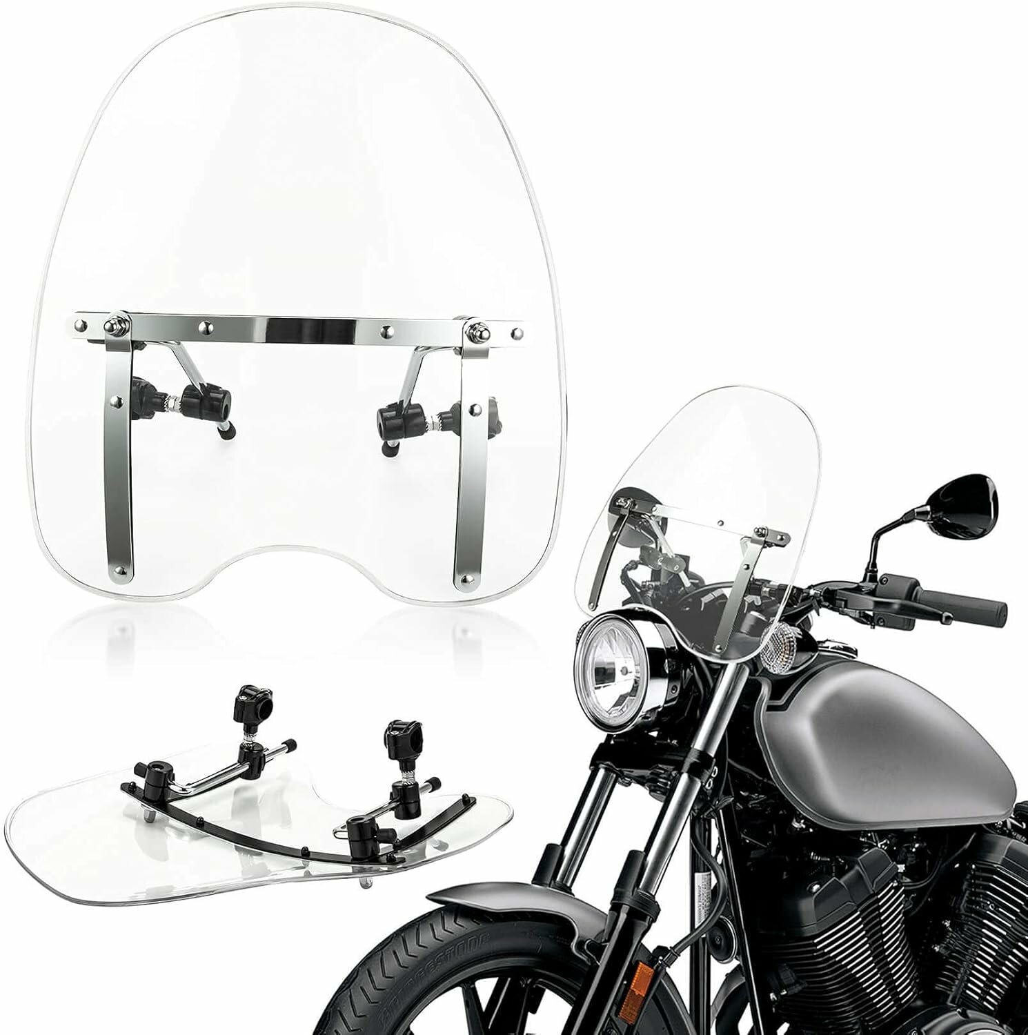 Ветровое стекло универсальное прозрачное