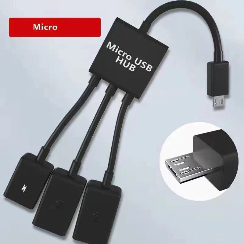 USB-хаб Ninth World 3 в 1 micro