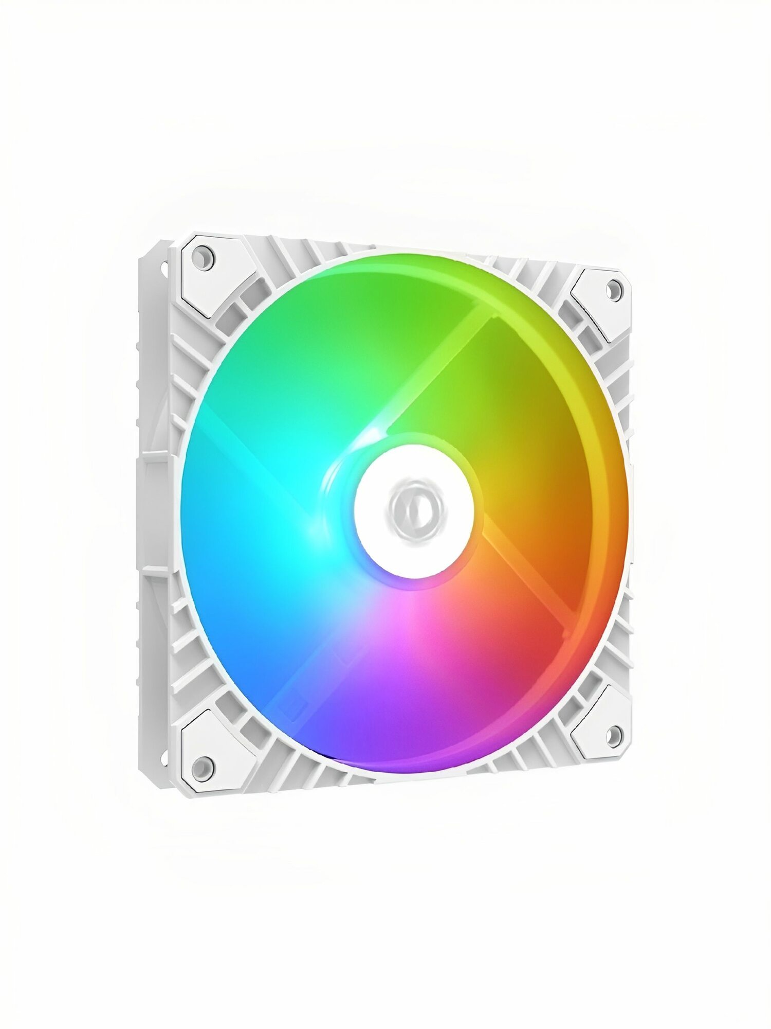 Белый 140 мм вентилятор для корпуса ID-COOLING WF-14025-XT с подсветкой aRGB