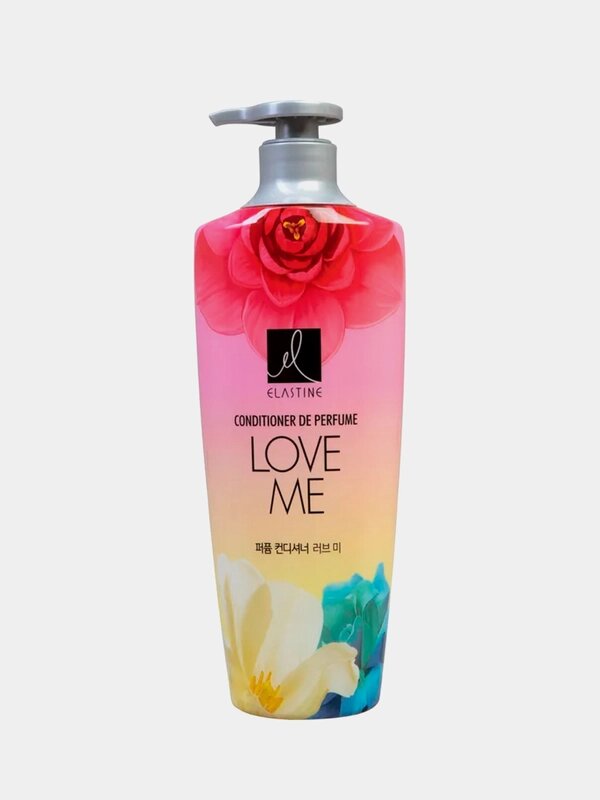 Парфюмированный кондиционер Elastine Perfume Love me, для всех типов волос, 600 мл