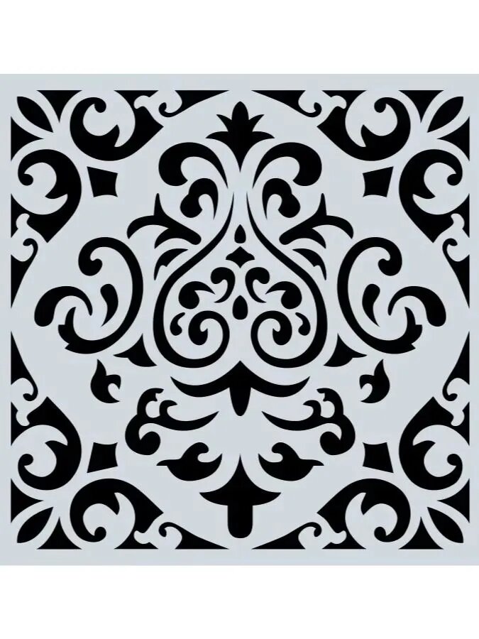 Красивый шаблон для полной резьбы по дереву с рисунком Мандалай, вспомогательный инструмент для настенной росписи и раскрашивания