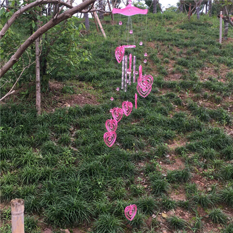 Ветряная колокольчик, подвесное украшение, подарок на день рождения для женщин, поздравительная открытка, подвеска в виде дельфина, сердца, бумажного журавля для лучшего друга или подруги