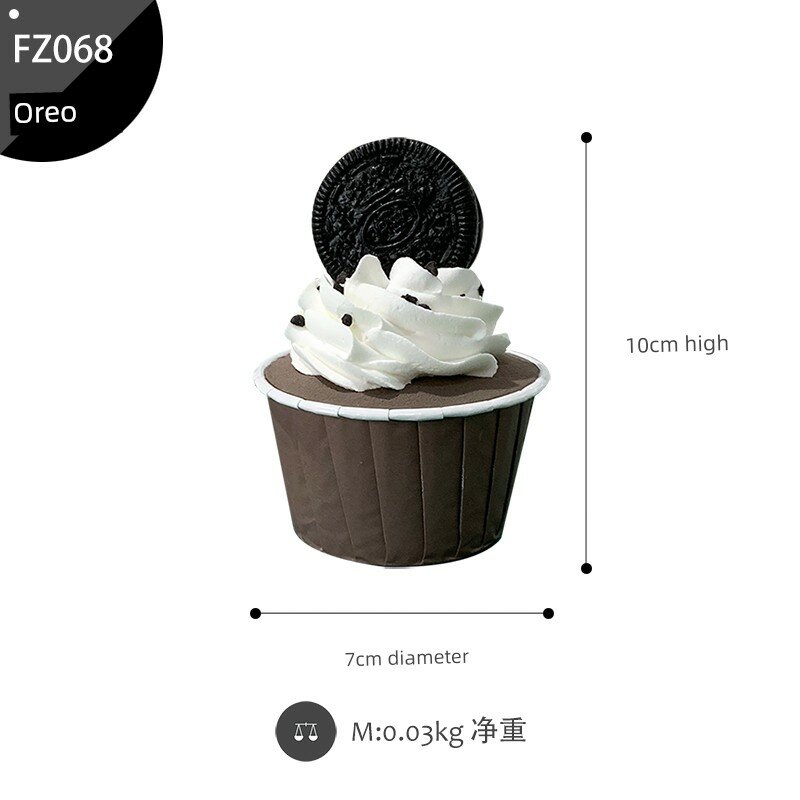 Милый искусственный десерт, модель поддельного кремового торта, пищевая фотография, реквизит для фотосессии, украшения