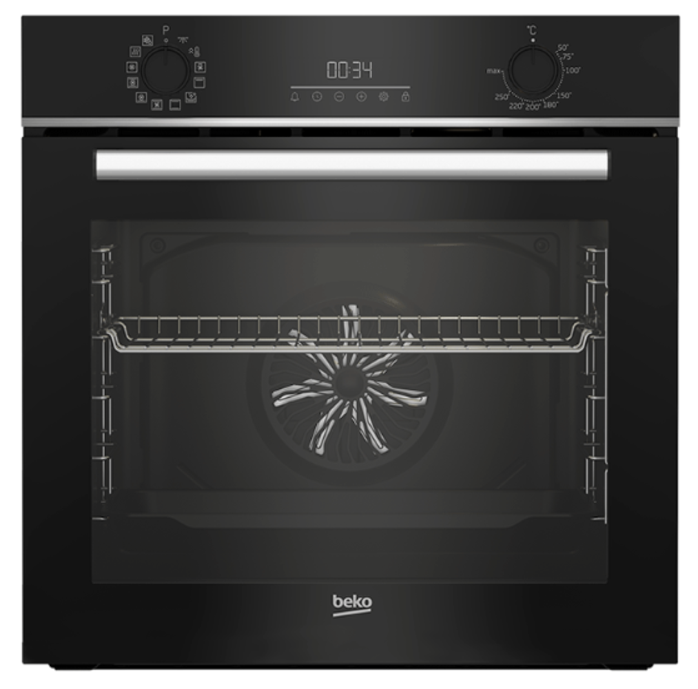 Духовой шкаф BEKO BIOM1531KBNC, мультифункциональный, 72 л, LED дисплей