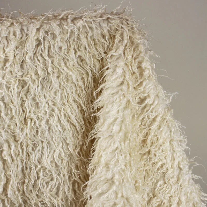 Искусственный мех верблюжья пляжная шерсть плюшевая ткань 150x50 см wide 150cmx50cm